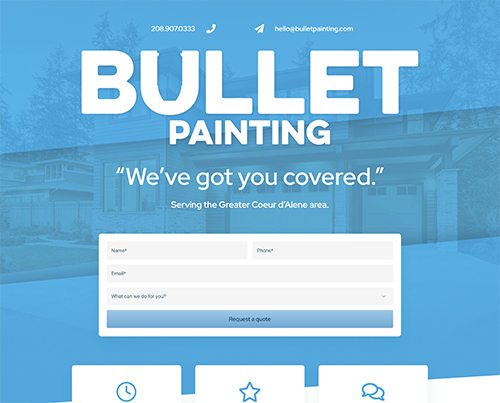 Bullet Painting - We Got You Covered.